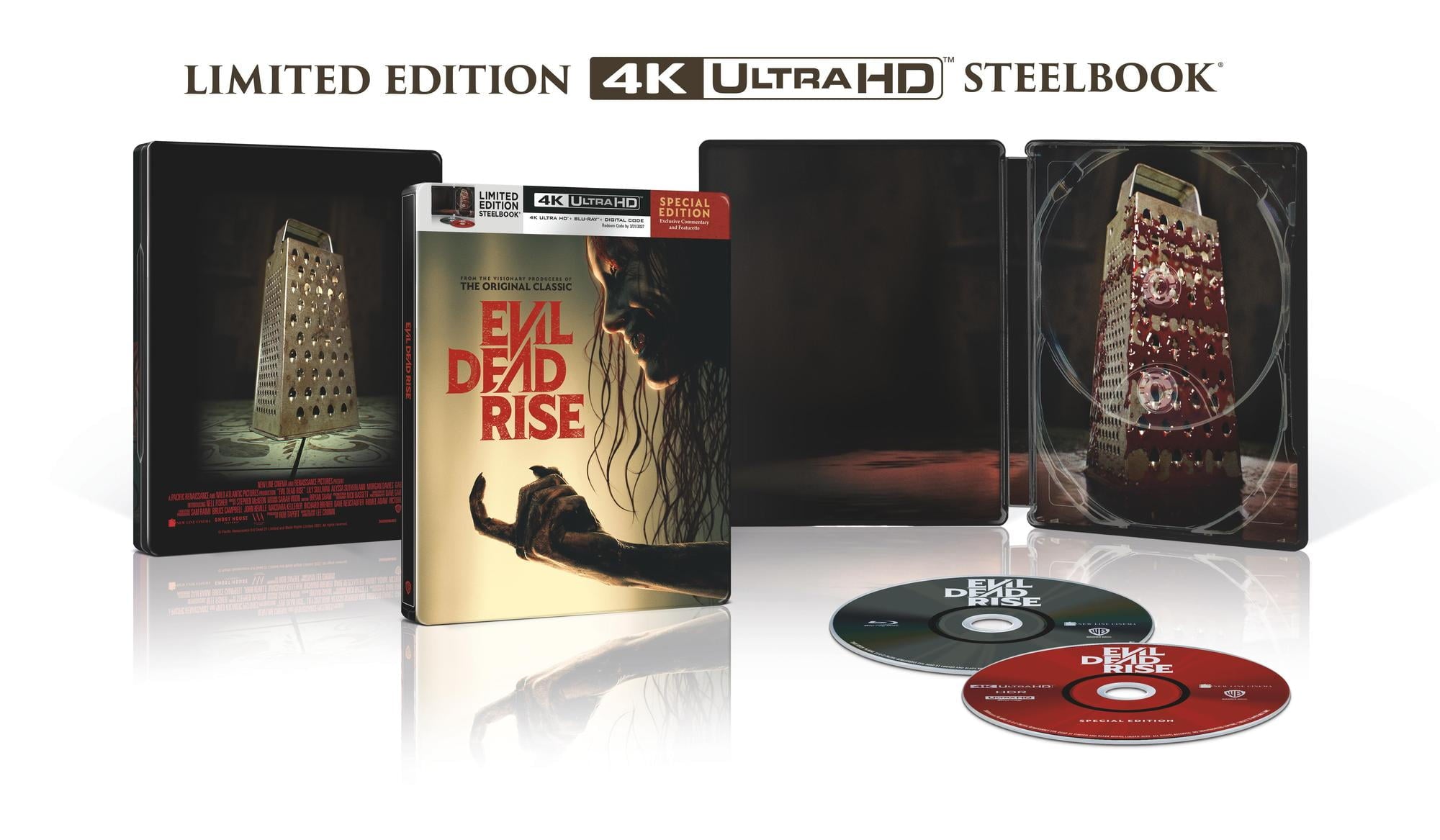 Evil Dead Rise - Limited Edition Steelbook (4K Ultra HD + Blu-ray + Di ...