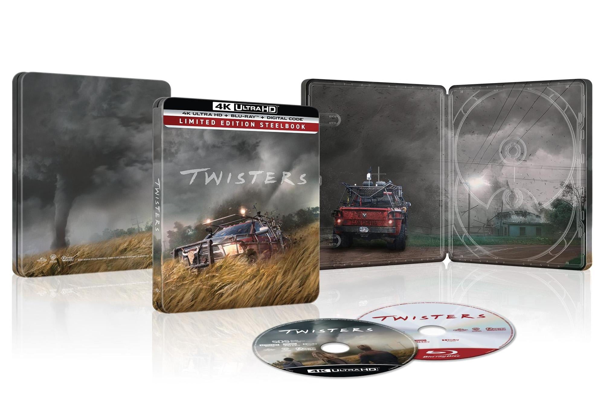 Twisters - Steelbook (4K Ultra HD + Blu-ray + Digital) – Physical Media ...